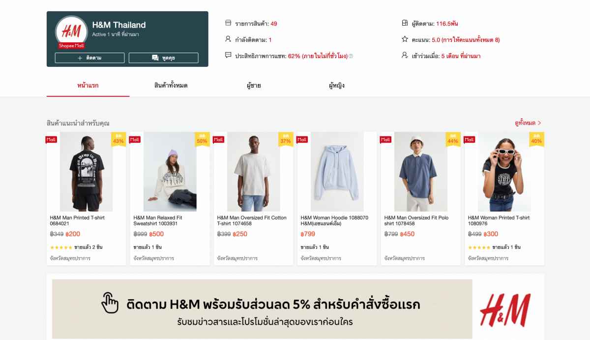 เอาใจสายแฟไม่ไหว ! ล่าสุด H&M เปิดร้านให้ช็อปออนไลน์ผ่านทาง Shopee แล้ว ! | ปันโปร - Punpromotion